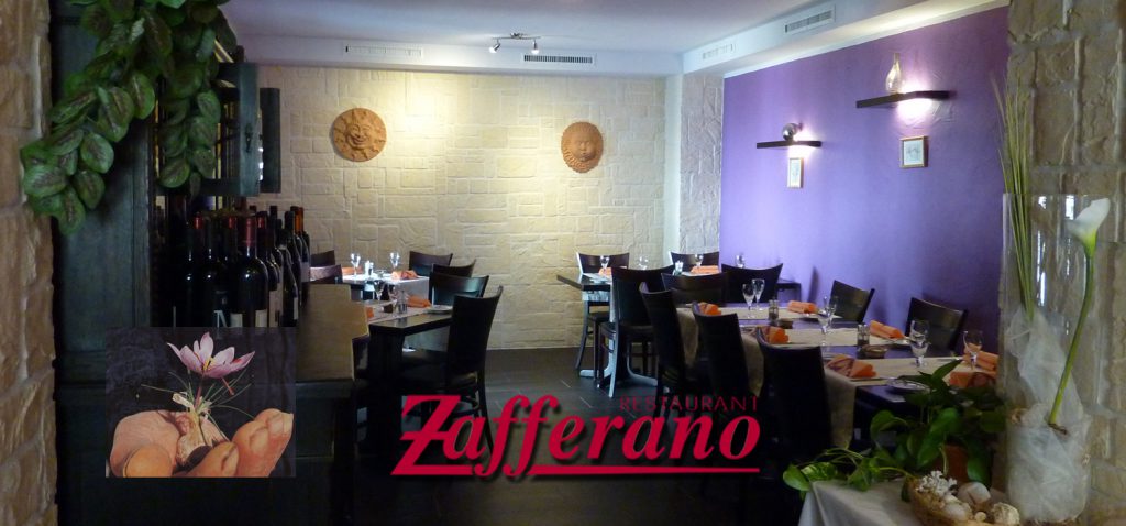 Restaurant Zafferano - Speisekarte